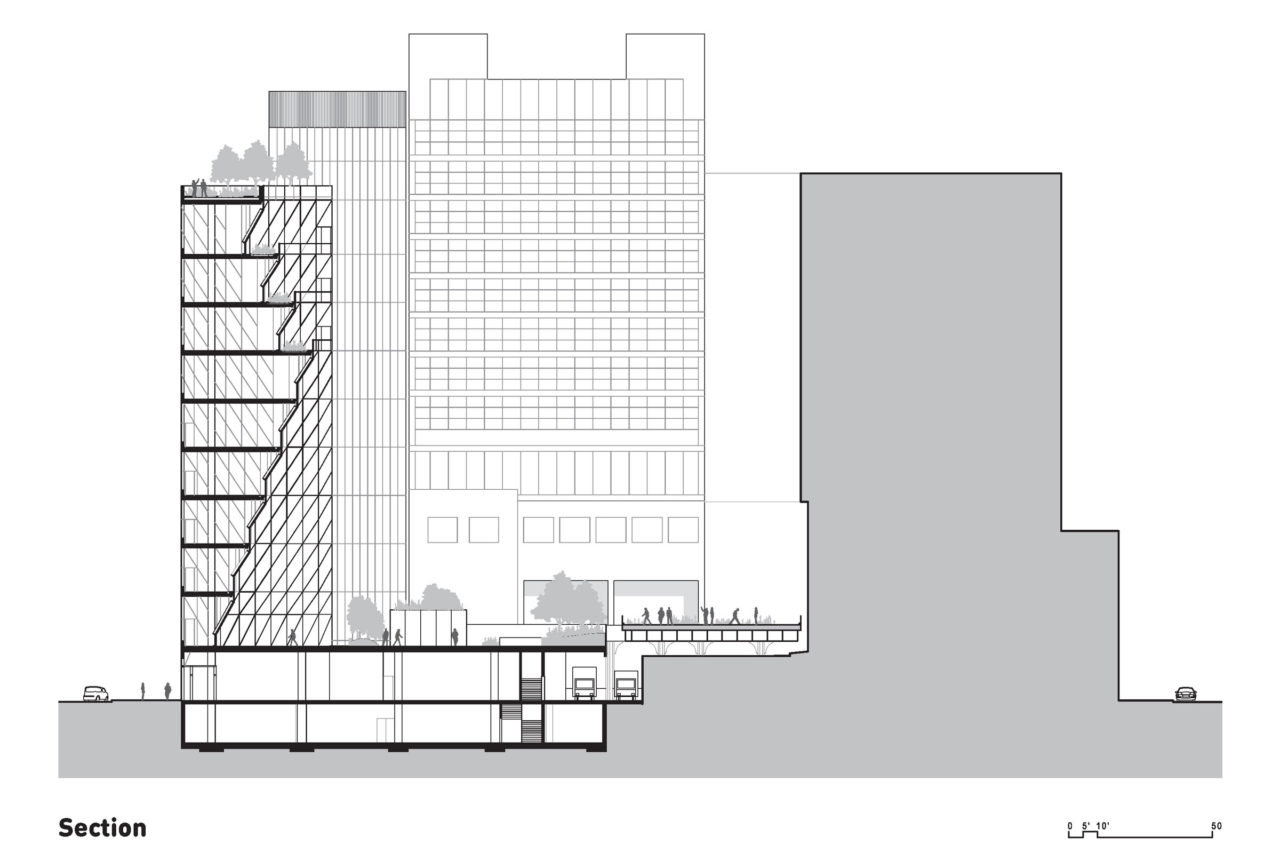 Studio Gang Solar Carve Protects Public Space Even as a New Build