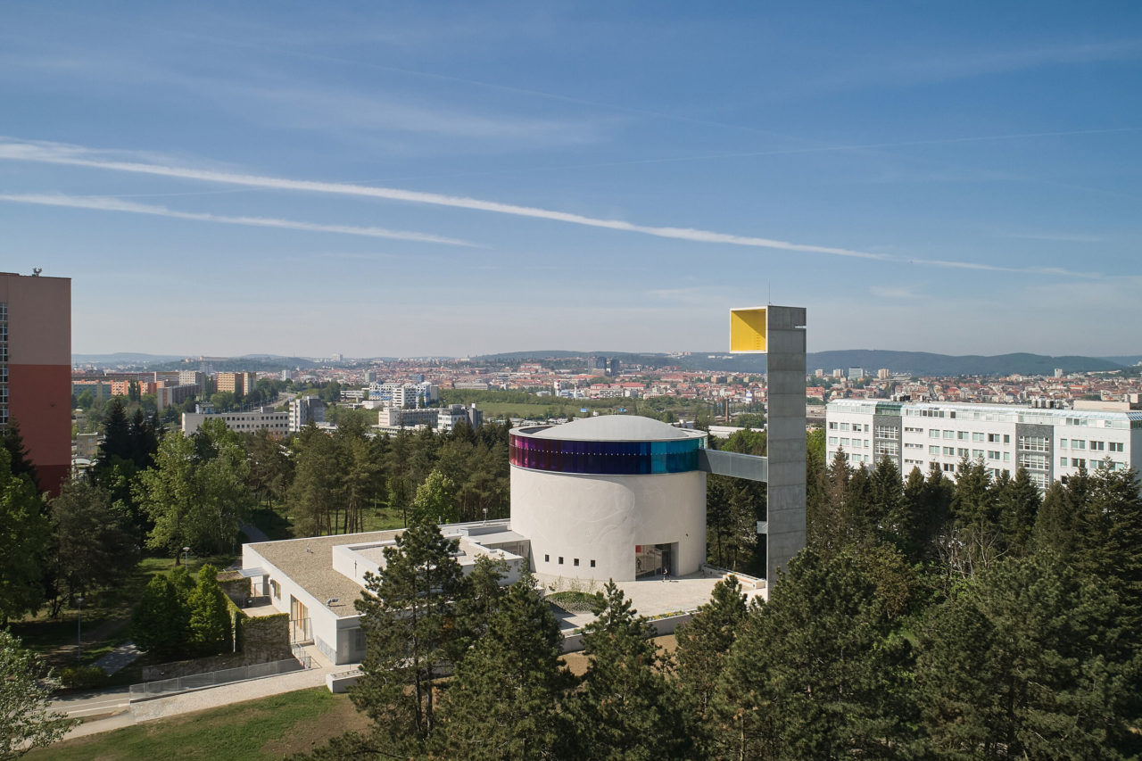 Church Design That Combines Concrete and Color in Czech Republic