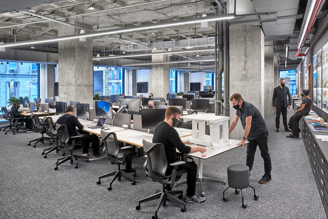 Hybrid Office Design is Being Tested in Real Time by Perkins&Will - gb&d