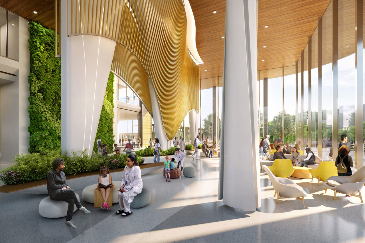 EwingCole Incorporates Biophilic Design in Hospital - gb&d