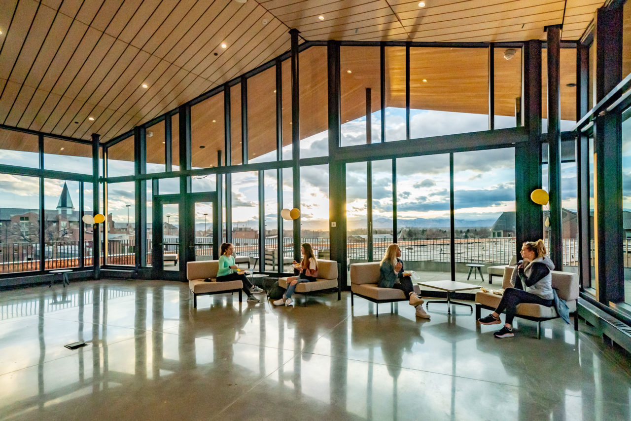 Canyons Inspired the Community Commons at Denver University - gb&d