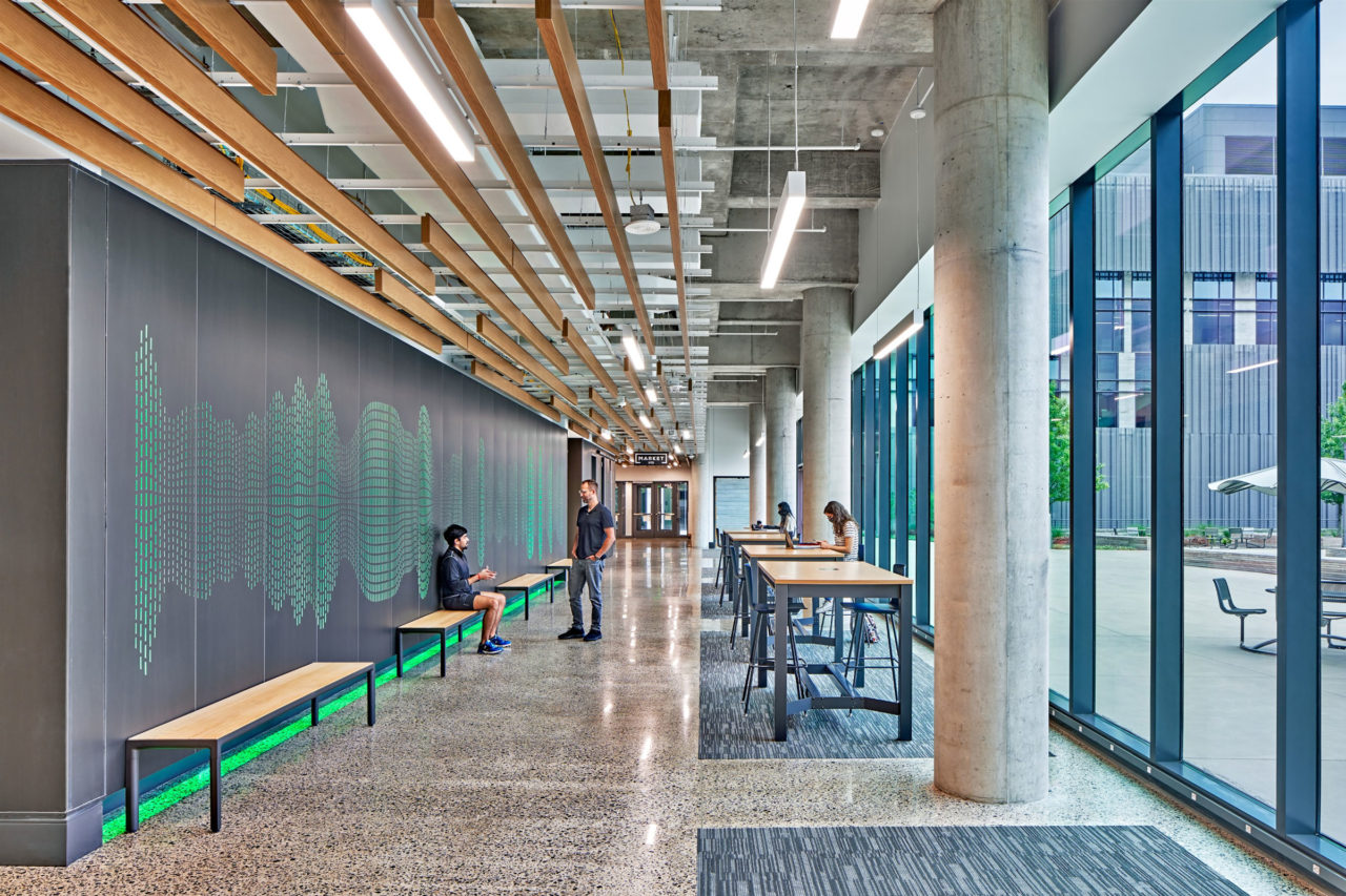 UT Dallas Sciences Building Uses Zinc to Put Science on Display - gb&d