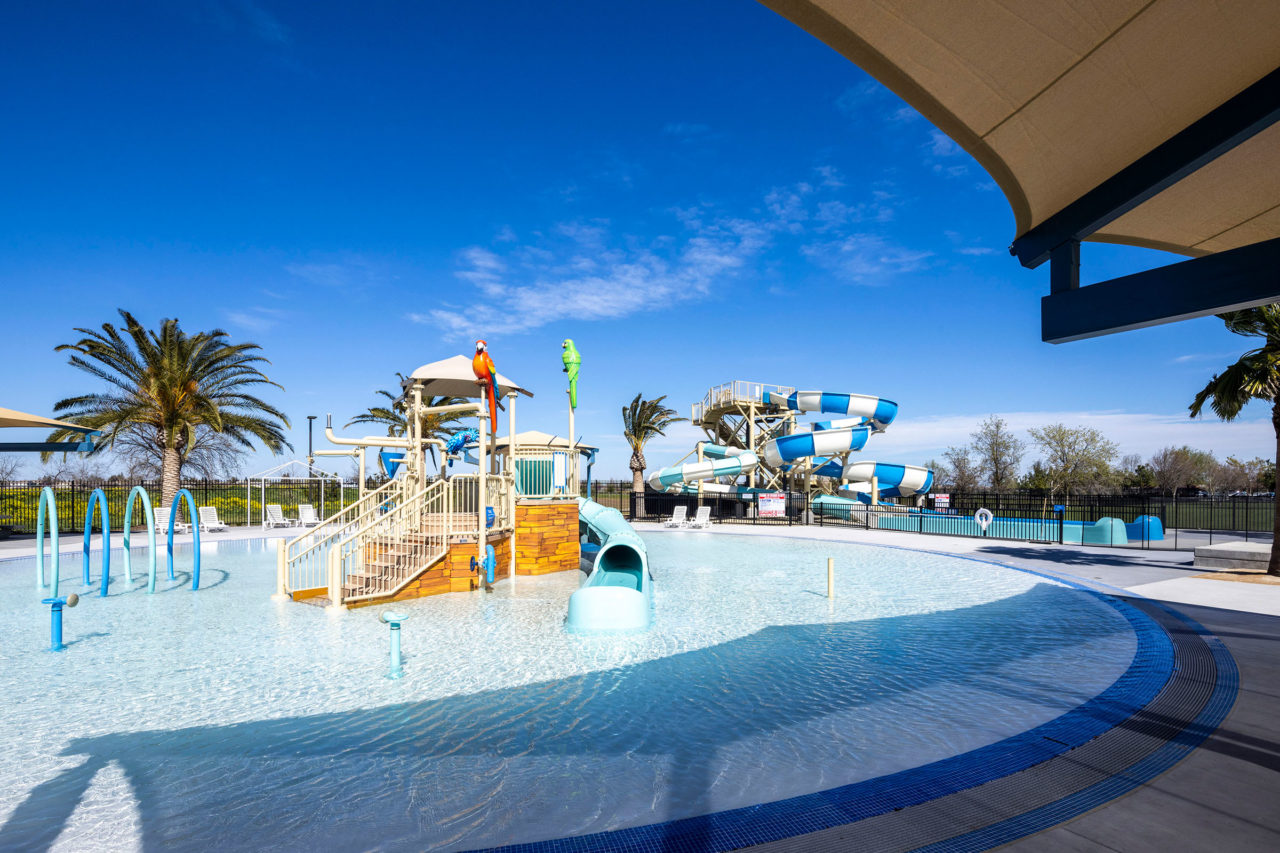North Natomas Aquatics Complex is a Tropical Resort in California - gb&d
